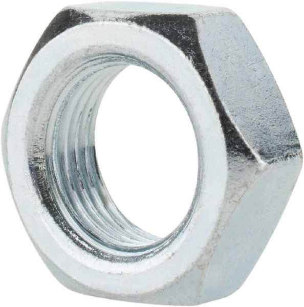 Value Collection - Jam Nut: 5/8-18, Grade 2 Steel, Zinc Finish | MSC Direct