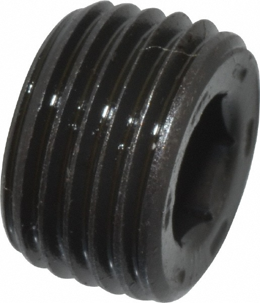 Value Collection - 1/8-27, 1/4" OAL, Alloy Steel Socket Pressure Plug ...