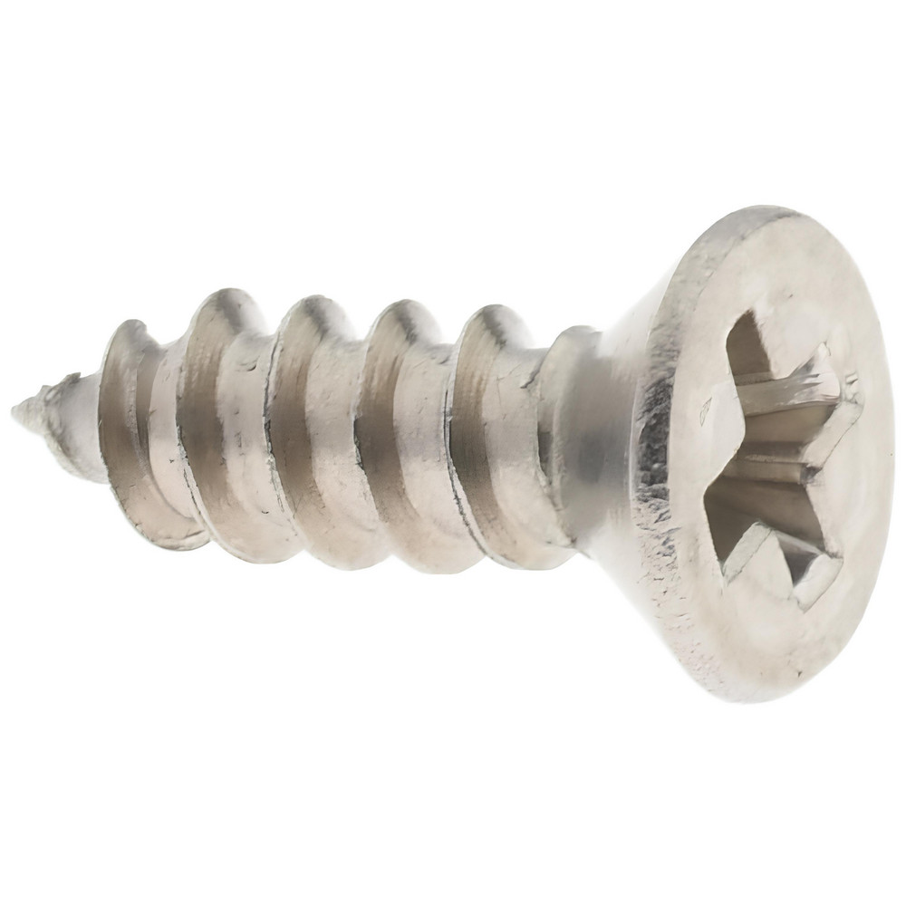 Value Collection - Sheet Metal Screw: #4, Flat Head, Phillips Drive, 3/ ...