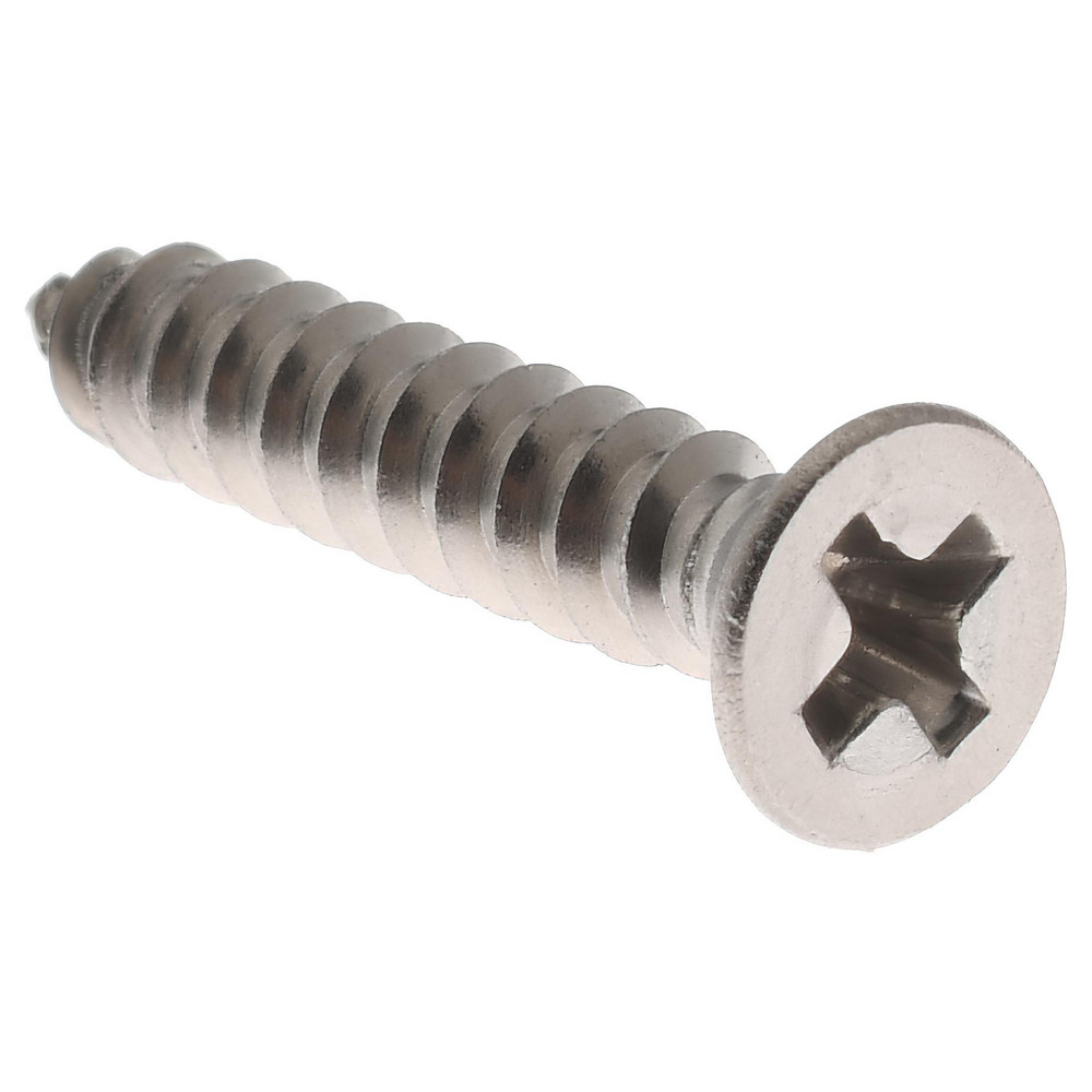Value Collection - Sheet Metal Screw: #4, Flat Head, Phillips Drive, 5/ ...