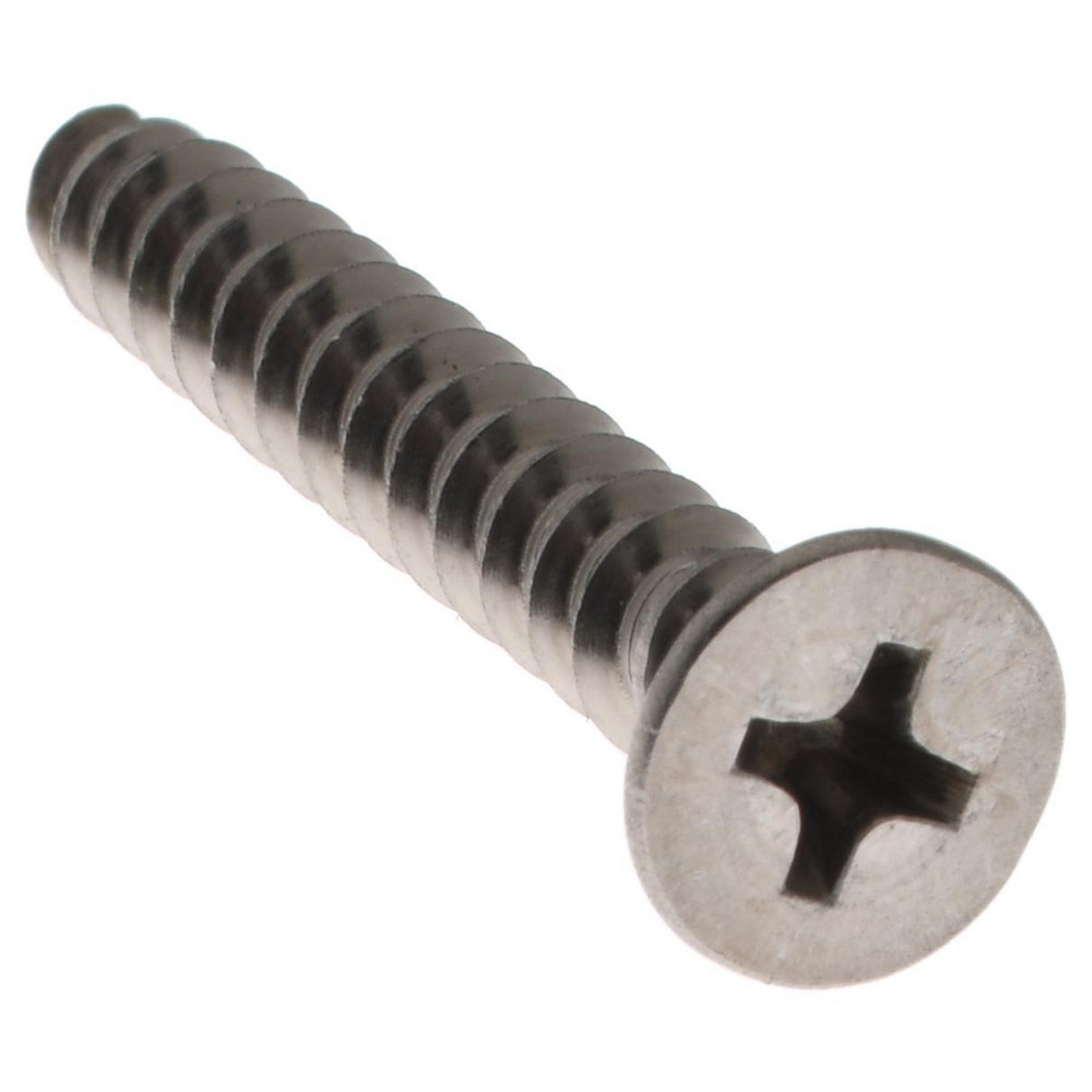 Value Collection - Sheet Metal Screw: #10, Flat Head, Phillips Drive, 1 ...