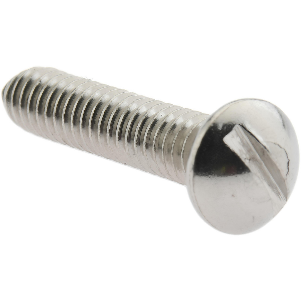 Value Collection - Machine Screw: #8-32, 3/4" Length Under Head, Round ...