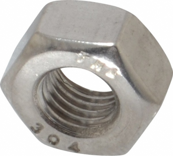 Value Collection - 1/4-28 UNF Stainless Steel Right Hand Hex Nut ...