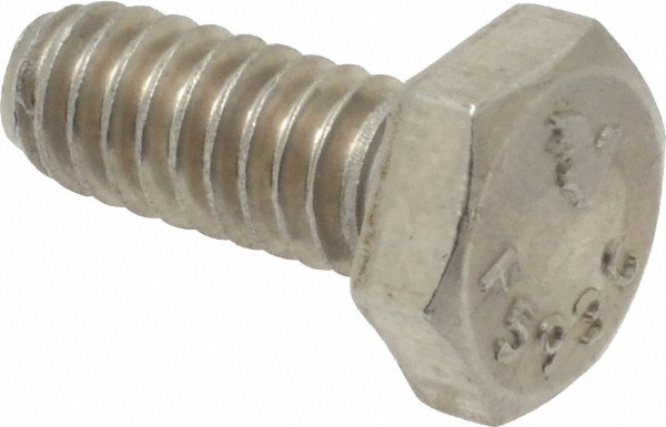Value Collection - 1/4-20 UNC, 5/8" Length Under Head Hex Head Cap ...