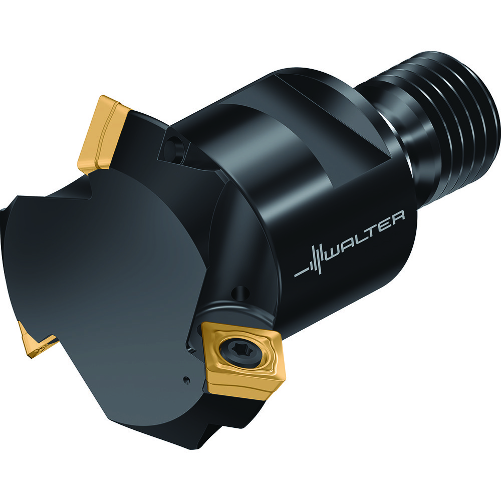 Walter - Indexable Chamfer & Angle End Mills: Minimum Cutting Diameter (Decimal Inch): 1.2598 ...