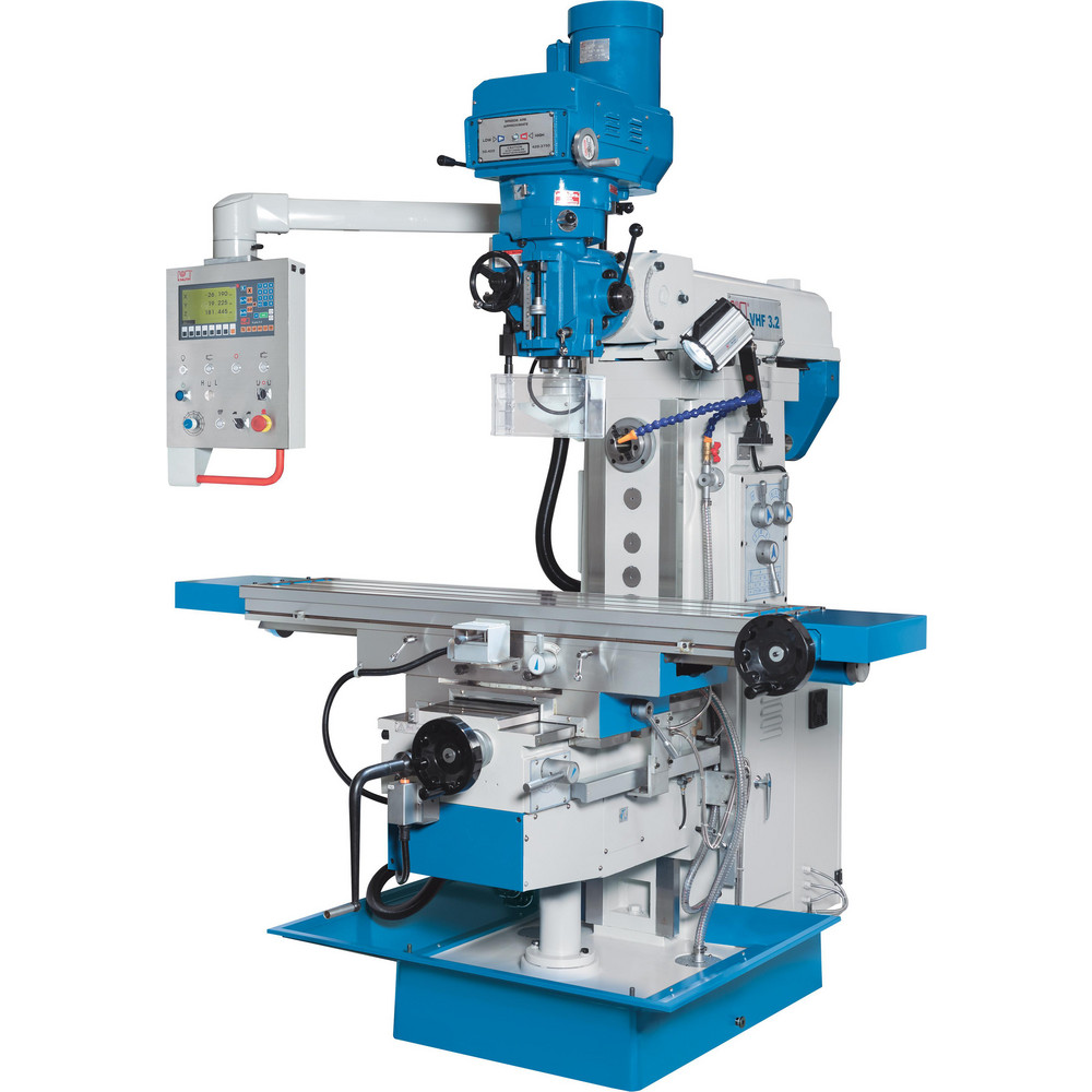 Knuth - 13" x 54" Knee Milling Machine: 5.00 hp, Variable Speed, Three ...