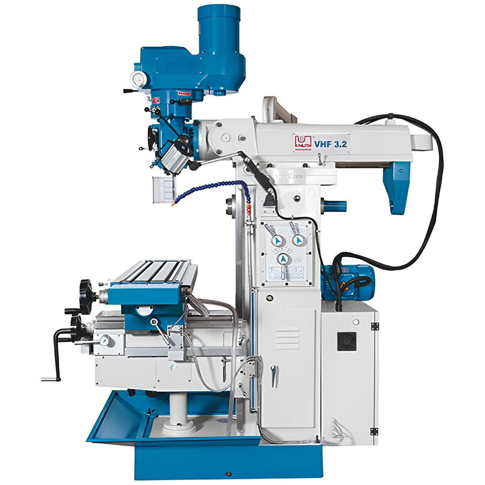 Knuth - 13" x 54" Knee Milling Machine: 5.00 hp, Variable Speed, Three ...