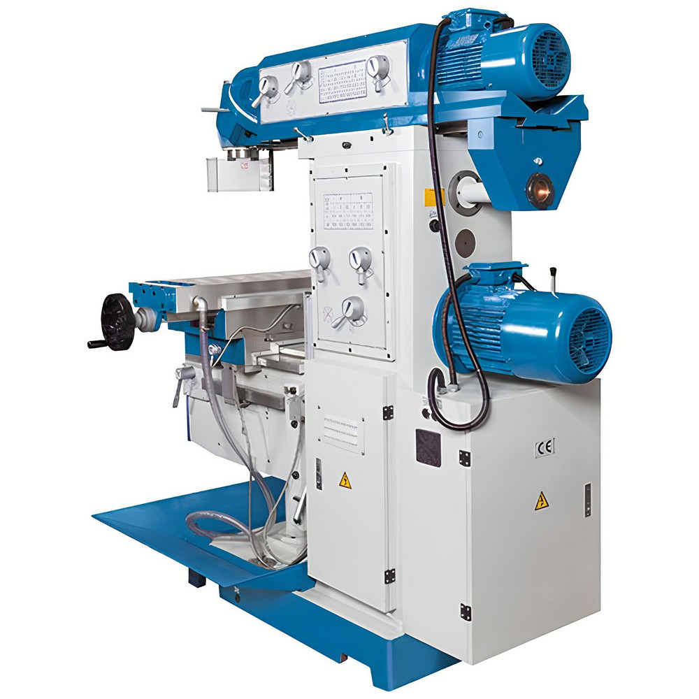 Knuth - 14" x 52" Knee Milling Machine: 7.40 hp, Geared Head, Three ...