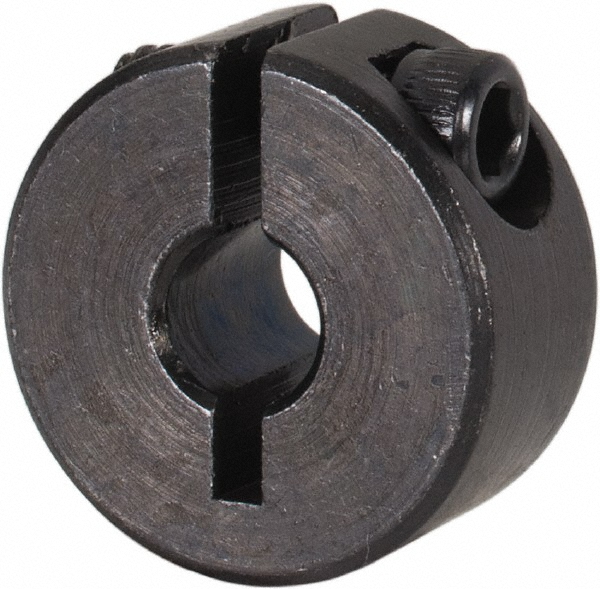 Made in USA - Shaft Collar: Clamp, 5/8" OD, Steel | MSC Direct