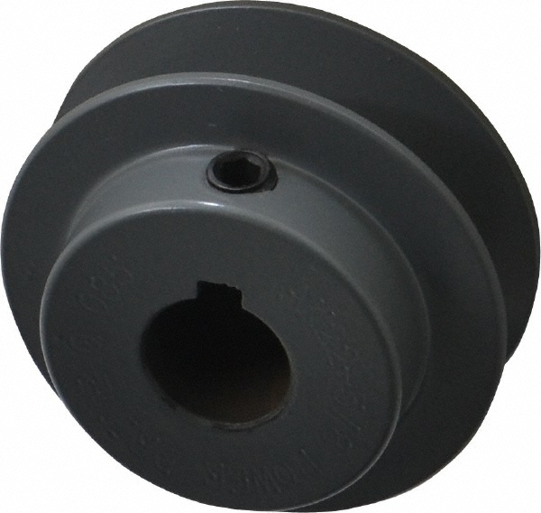 Value Collection - 5/8" Bore Dia, 2.2" OD, Finished Bore Single Groove ...