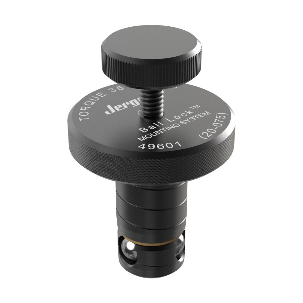 Jergens - Modular Fixturing Shank: Ball Lock, 35 mm Shank Dia, 4340 ...