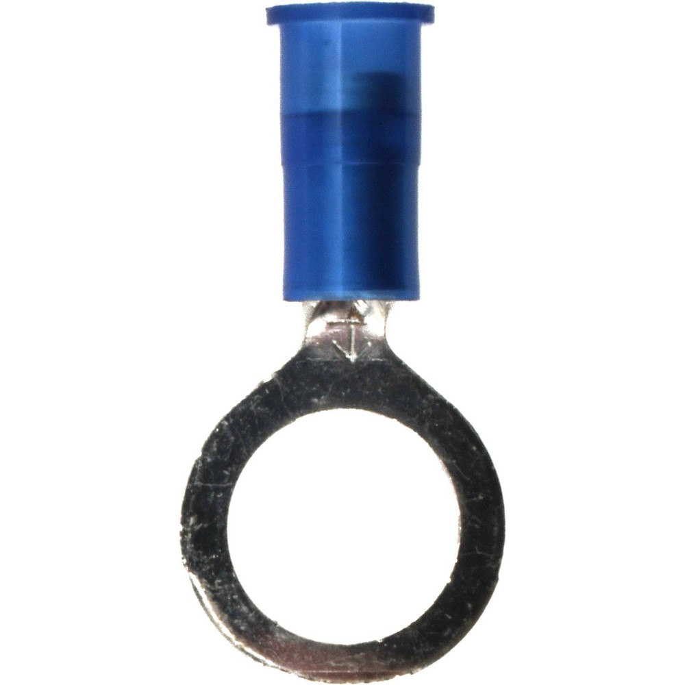 3M - Circular Ring Terminal: Partially Insulated, 16 to 14 AWG, Crimp ...