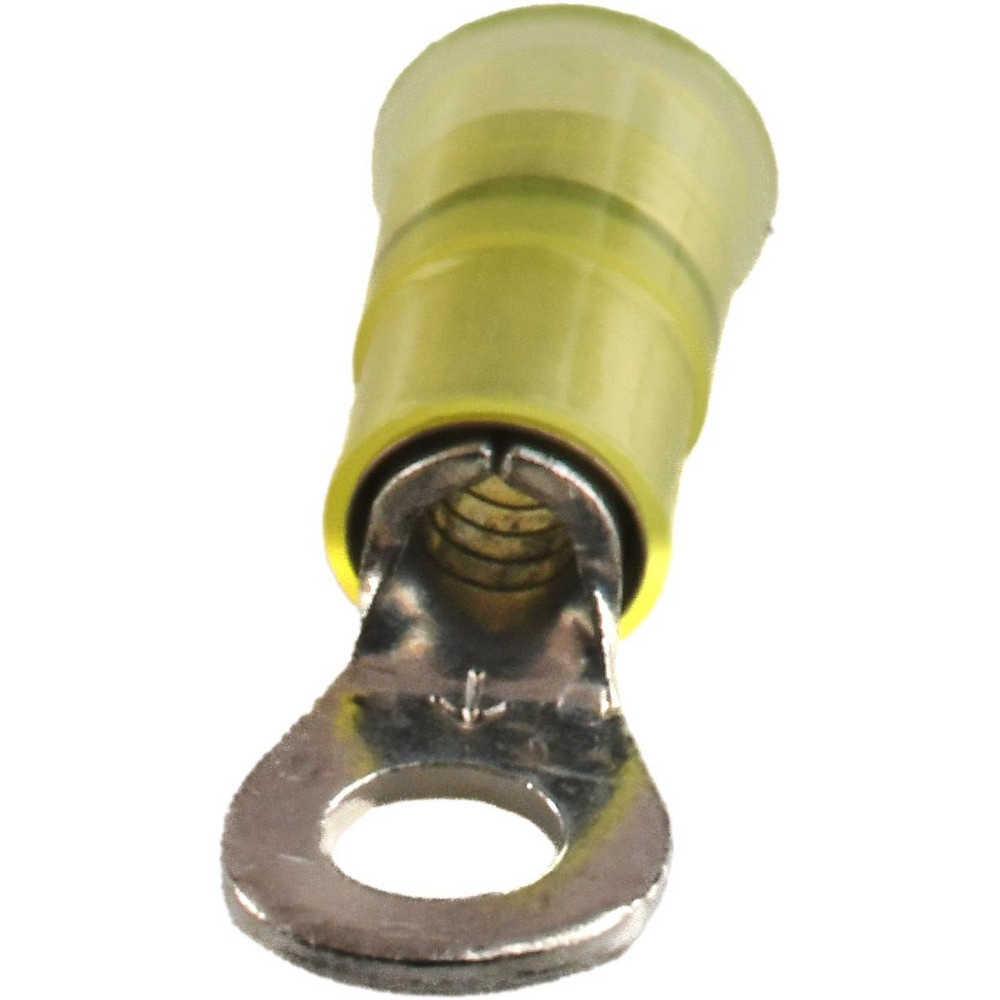 3M - Circular Ring Terminal: Partially Insulated, 12 to 10 AWG, Crimp ...