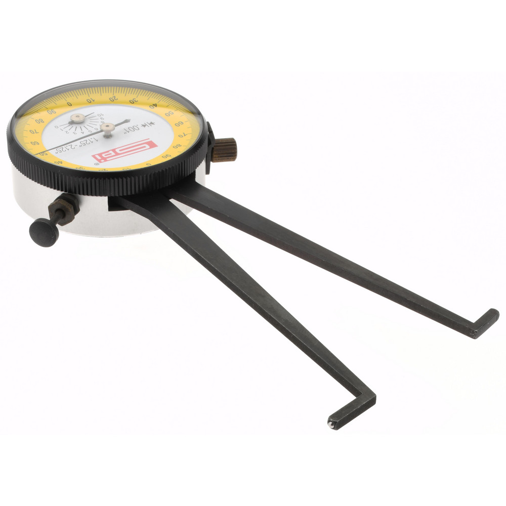 SPI - Inside Dial Caliper Gage: 1-1/8 to 2-1/8", 0.001" Graduation, 0. ...