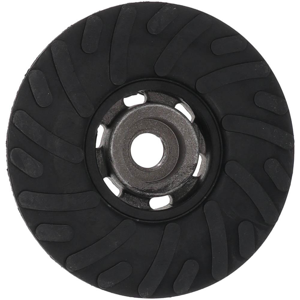 Made in USA - Disc Backing Pad: 4-1/2" Dia, Ribbed Backing Pad | MSC Direct