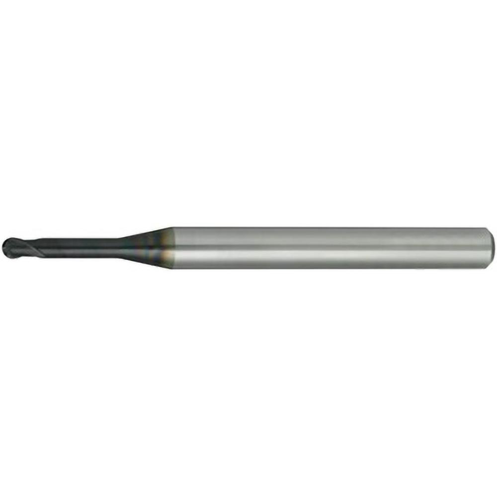 Mitsubishi - Ball End Mill: 1.50 mm Dia, 1.10 mm LOC, 2 Flute, Solid ...