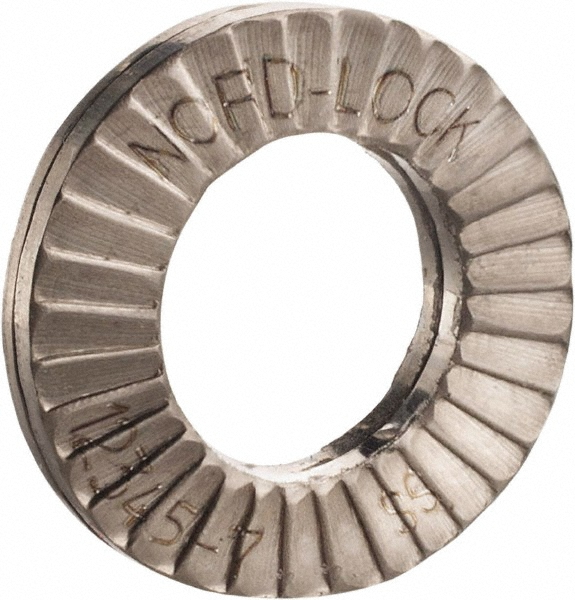 Nord-Lock - 1/4" Screw, 0.534" OD Stainless Steel Wedge Lock Washer ...
