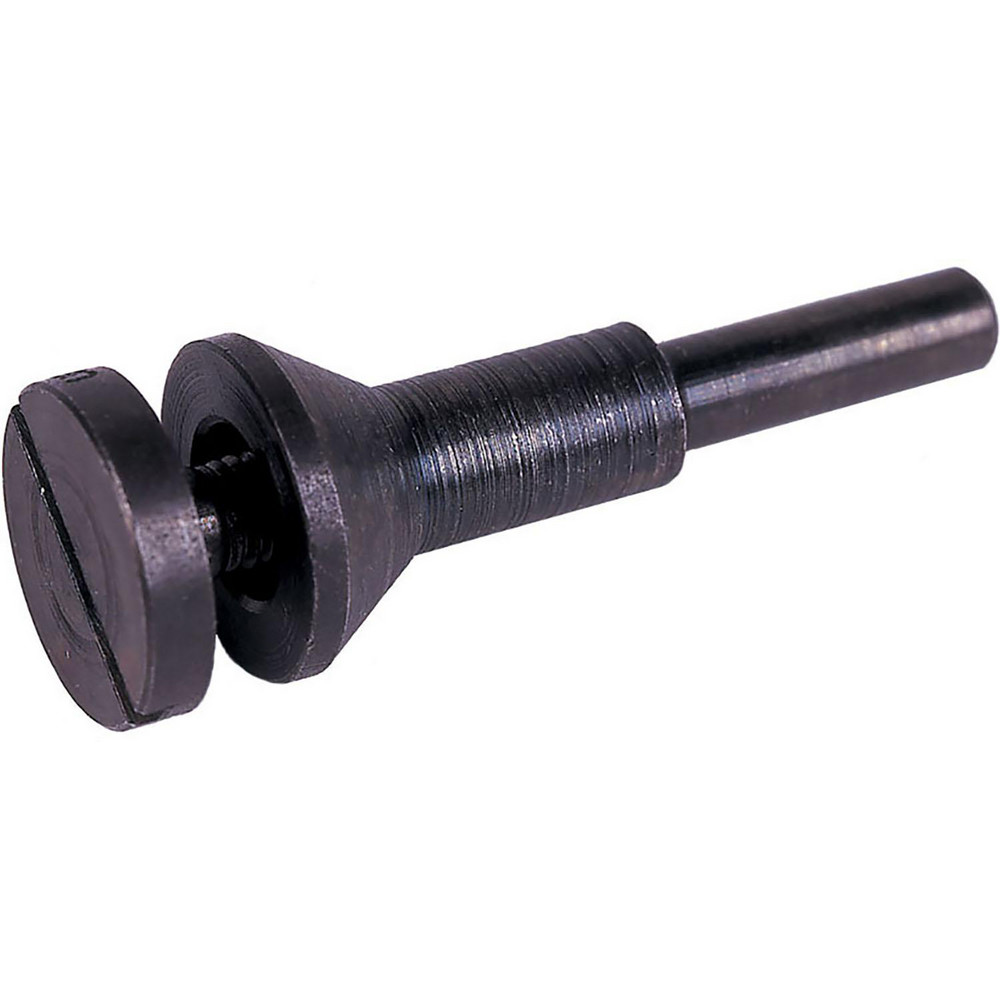Weiler - Deburring Wheel Mandrel: 1/4" Shank Dia, 0.25" Wheel Hole ...