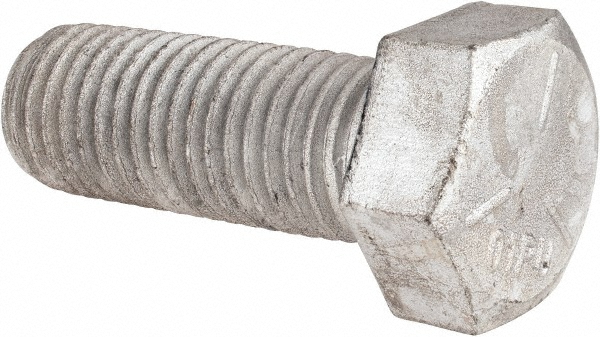 Value Collection - Hex Head Cap Screw: 7/8-9, 2-1/4" Length Under Head ...