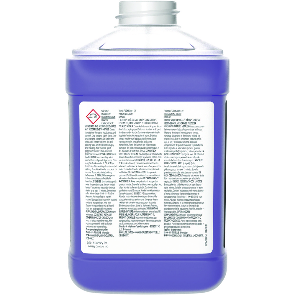 Diversey - Cleaner & Degreaser: 2.5 L, Bottle, Concentrated | MSC Direct