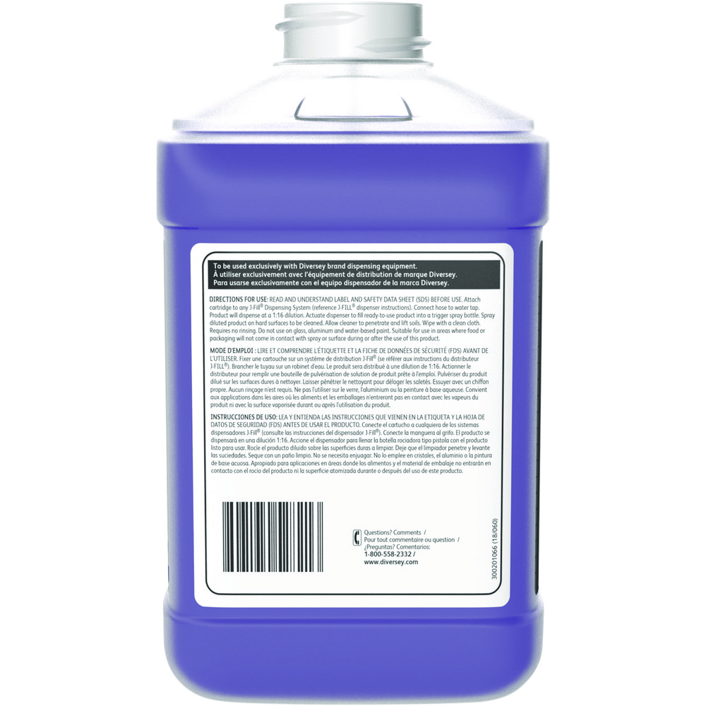 Diversey - Cleaner & Degreaser: 2.5 L, Bottle, Concentrated | MSC Direct