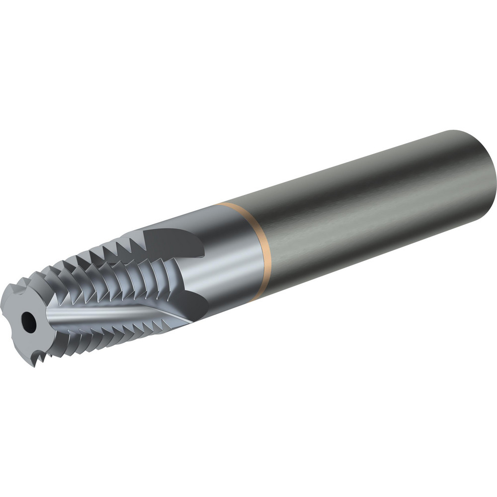 Vargus - Helical Flute Thread Mill: 1/4-18, Internal, 4 Flute, 0.3750 ...