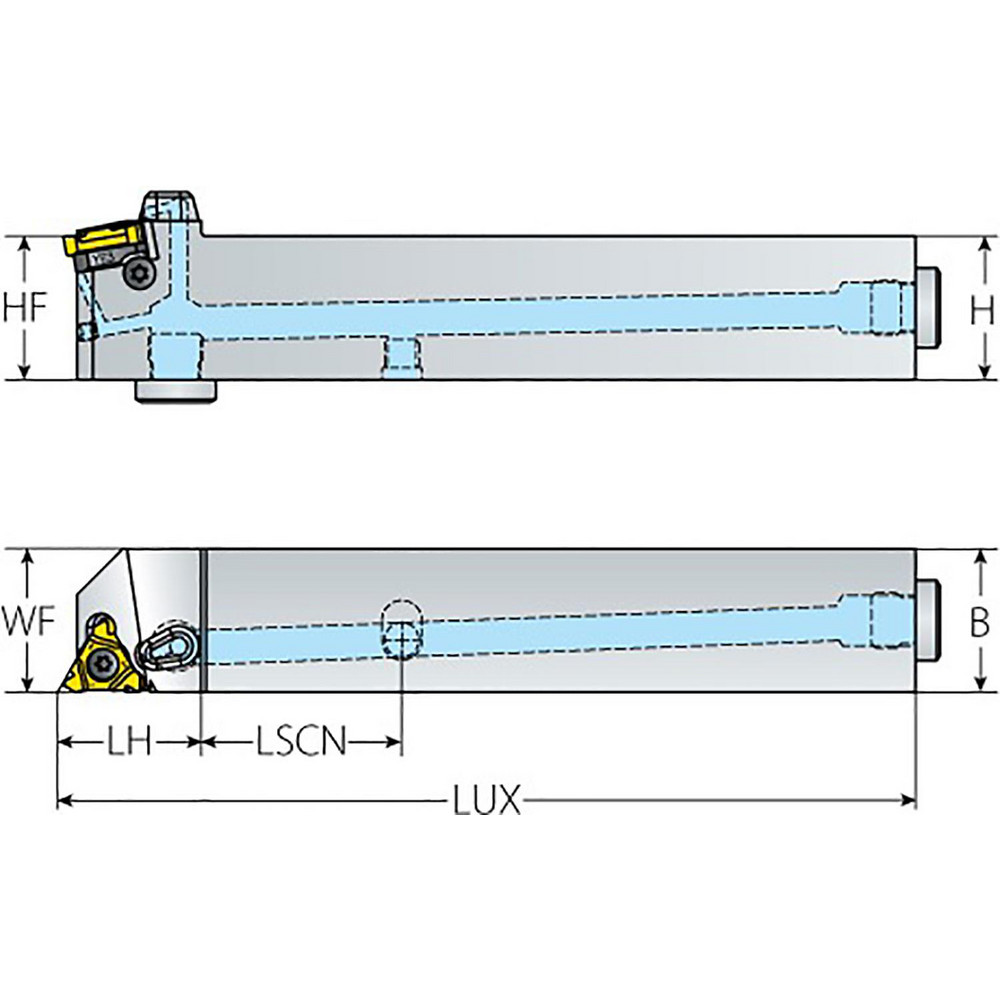 Vargus - Indexable Threading Toolholders: Thread Type: External; Hand ...