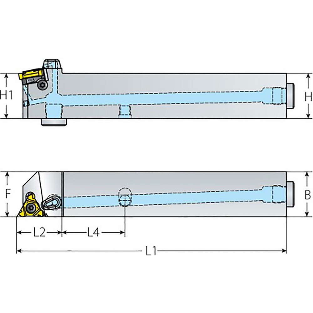 Vargus - Indexable Threading Toolholders: Thread Type: External; Hand ...