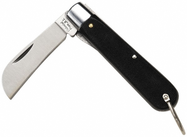 Ideal - 3-1/4" Blade, 6-1/2" OAL, Straight Lineman's Jack Knife | MSC ...