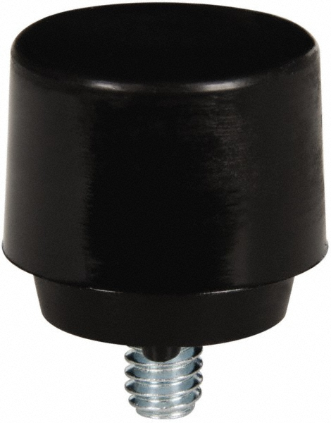 NUPLA - 1" Face Diam, Grade Hard, Black Hammer Tip/Face | MSC Direct