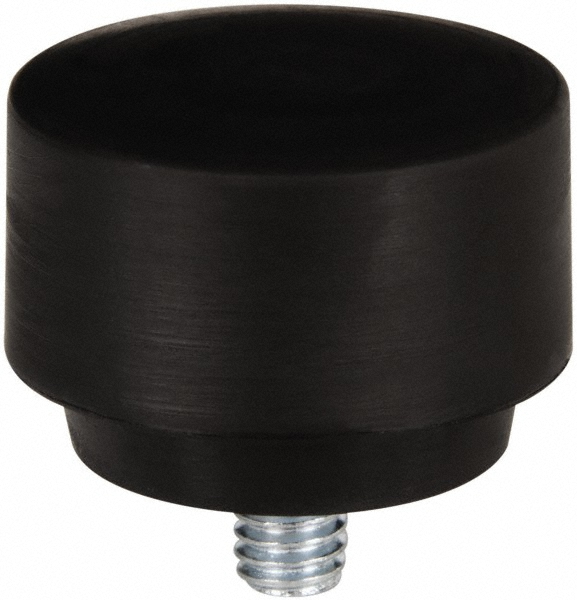 NUPLA - 1-1/2" Face Dia, Grade Hard, Black Hammer Tip/Face | MSC Direct