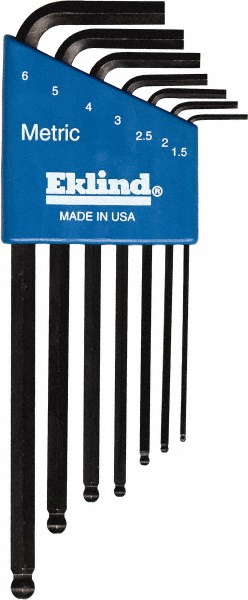 Eklind - 7 Piece L-Key Ball End Hex Key Set - 88349865 - MSC Industrial ...