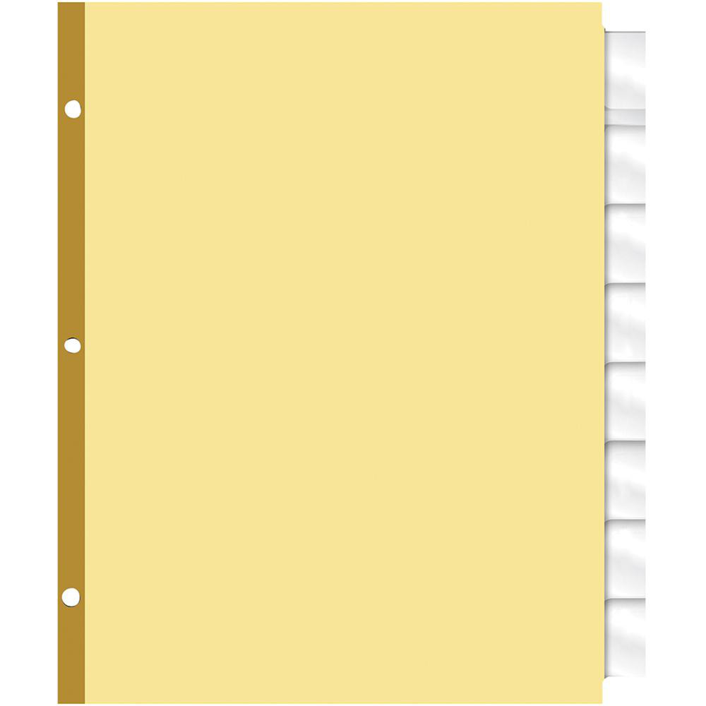 AbilityOne - BUFF/CLEAR TAB 8/SET INSERTABLE DIVIDERS | MSC Direct