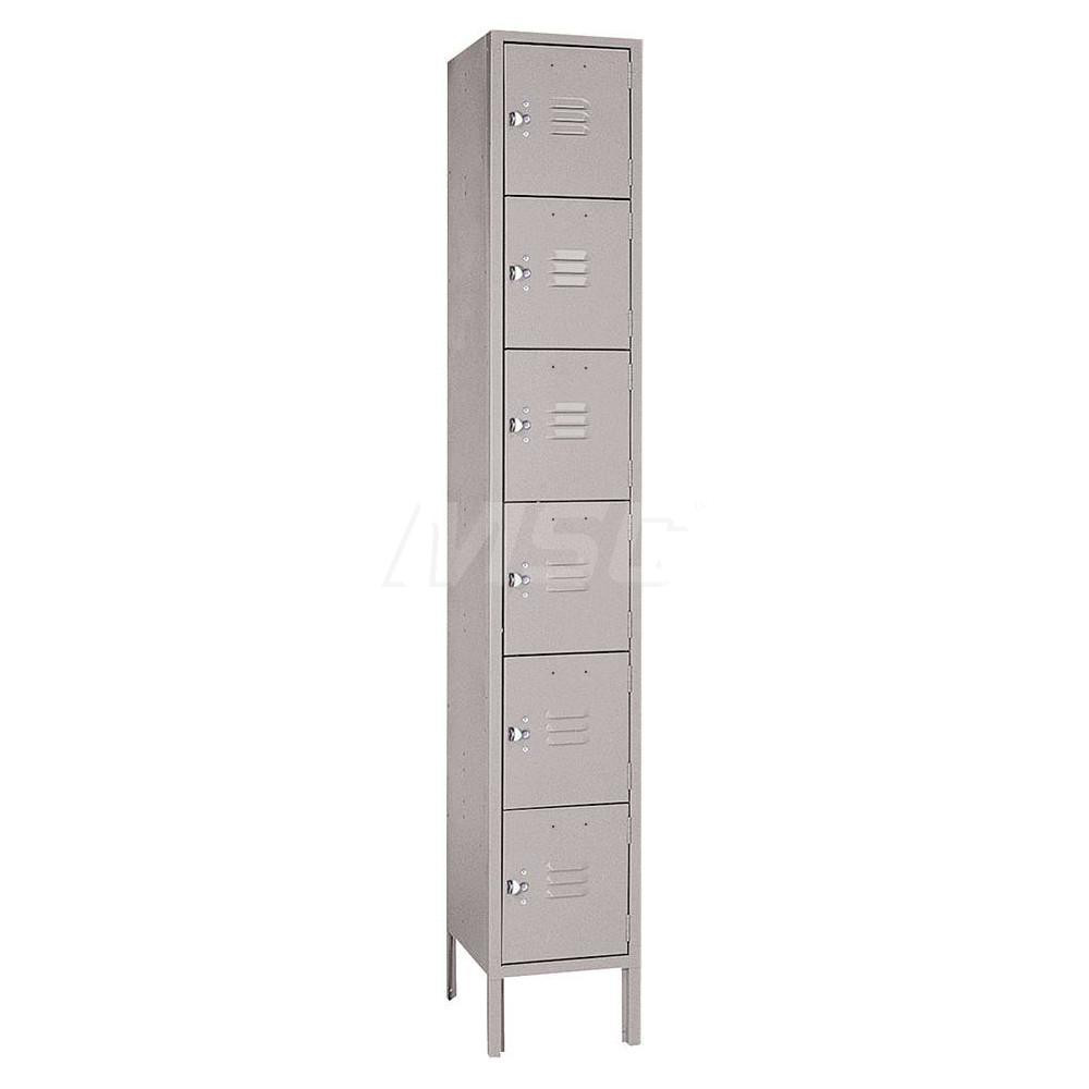 Lyon - 6 Door, 6 Tier, Locker - 88360300 - MSC Industrial Supply