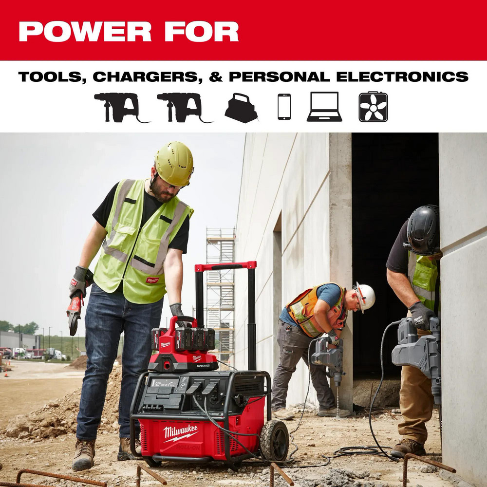 Milwaukee Tool - Portable Power Generators: Battery, Electric, 2.5 ...