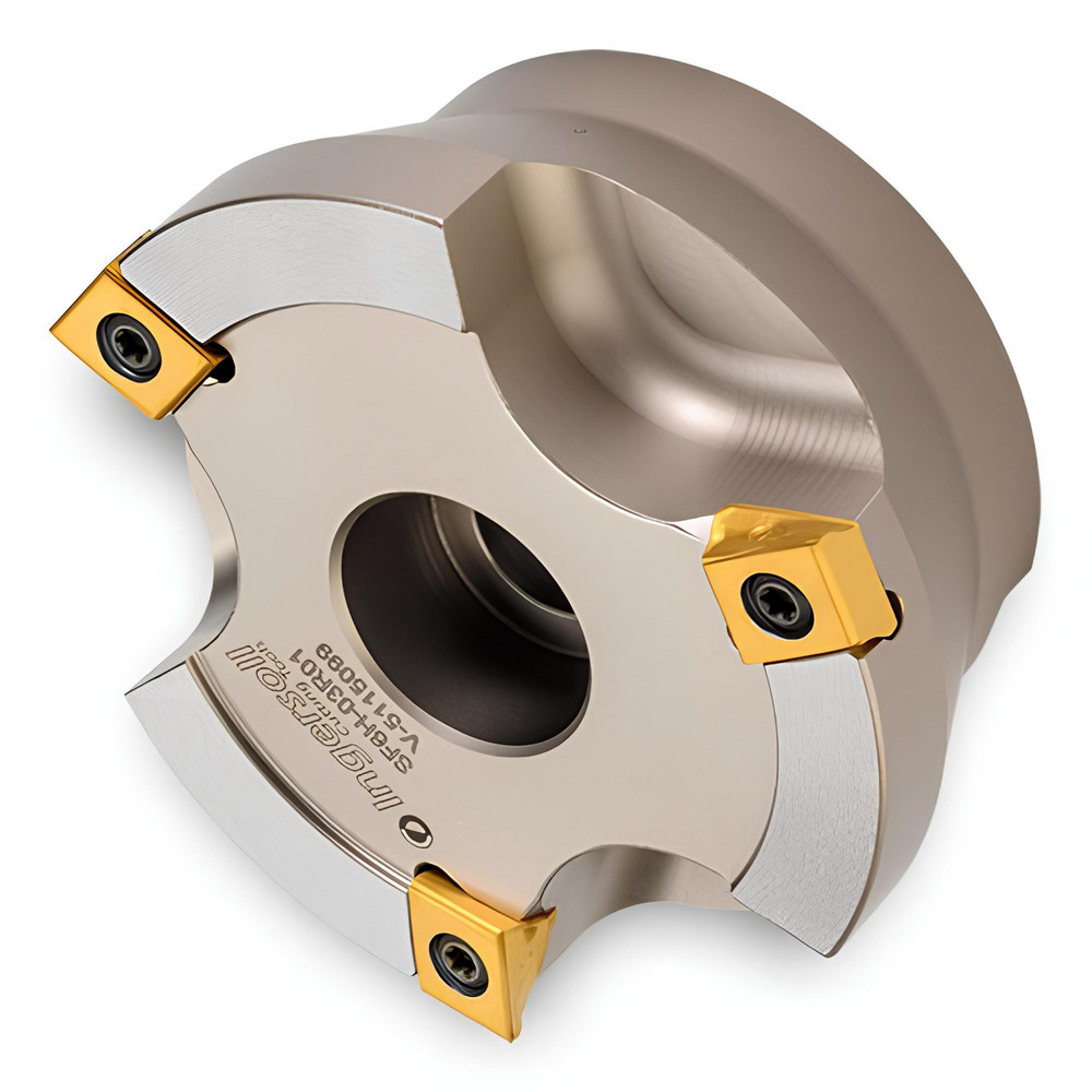 Ingersoll Cutting Tools - Indexable High-Feed Face Mill: 6 to 6.71" Cut ...