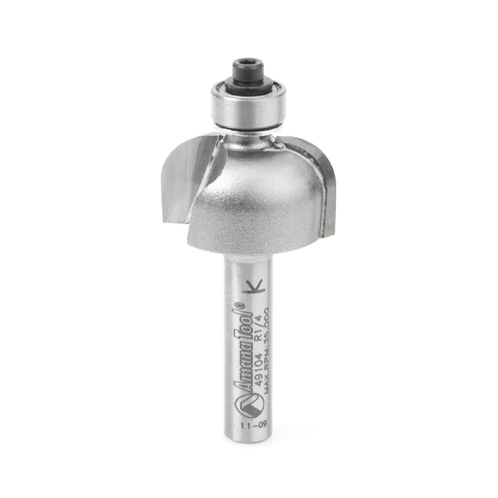 Amana Tool - 7/8" Diam, 9/16" LOC, 2 Flute Carbide-Tipped Edge Profile ...