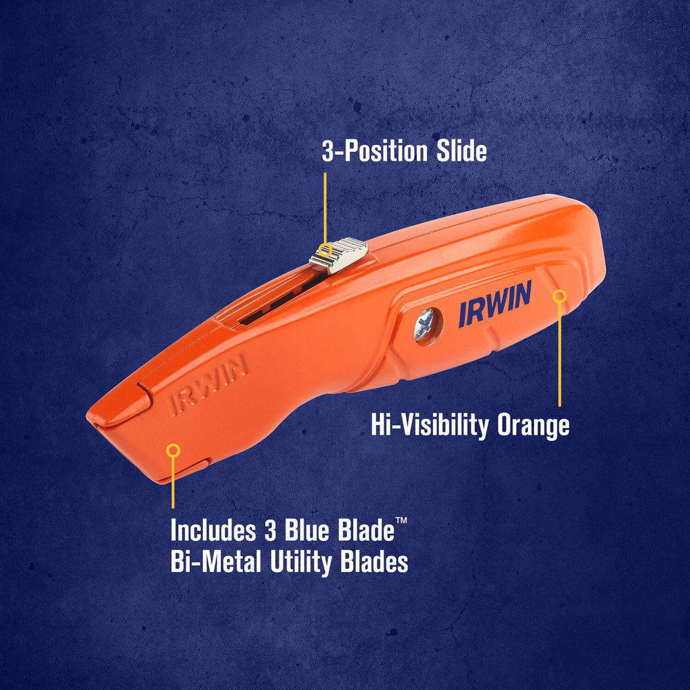 Irwin - Utility Knife: Retractable | MSC Direct
