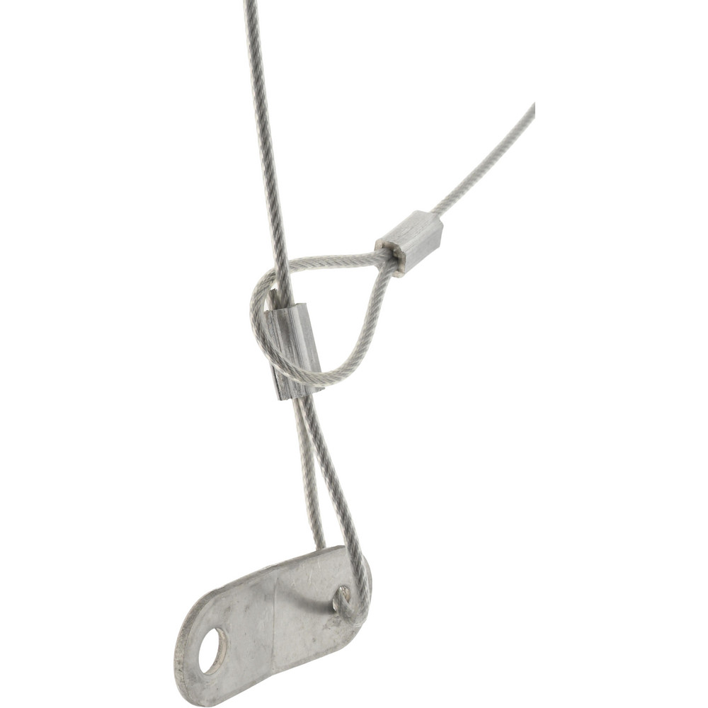 Made in USA - 18" Long, Stainless Steel Cable Loop & Tab with Hole End ...