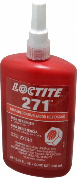 Loctite - 250 mL Bottle, Red, High Strength Liquid Threadlocker ...