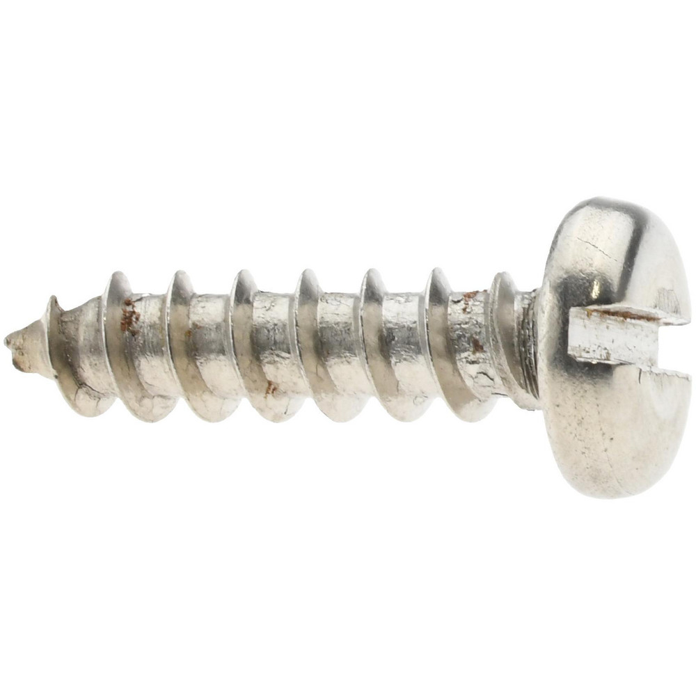 Value Collection - Sheet Metal Screw: #10, Pan Head, Slotted Drive, 3/4 ...