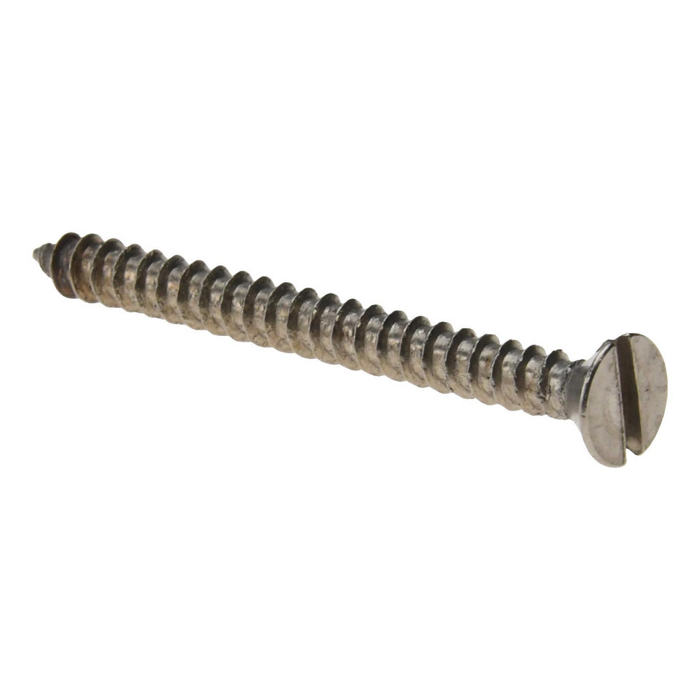 Value Collection - Sheet Metal Screw: #12, Pan Head, Slotted Drive, 1-1 ...