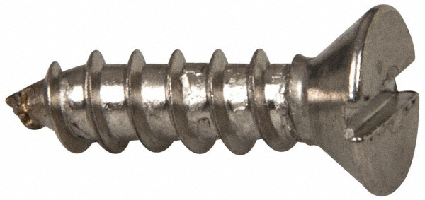 Value Collection - #8 Flat Head Slotted Sheet Metal Screw - 88614425 ...