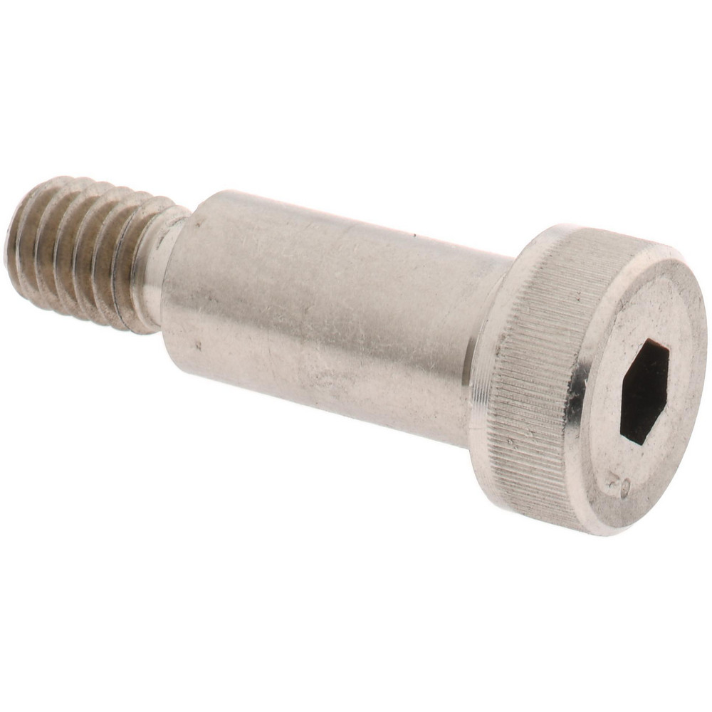 Made in USA - Shoulder Screw: 1/2" Shoulder Dia, 1" Shoulder Length, 3/ ...