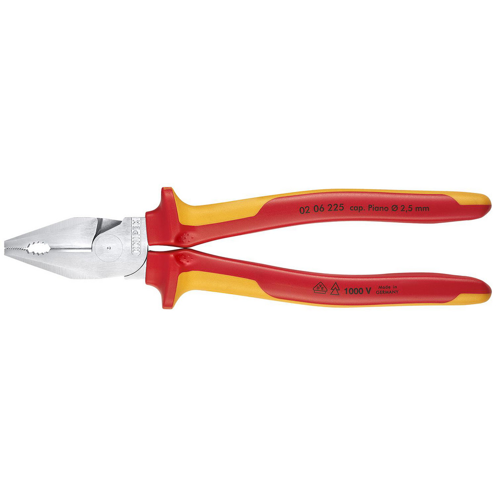 Knipex - Pliers: Jaw Texture: Serrated; Plier Type: Combination, High ...