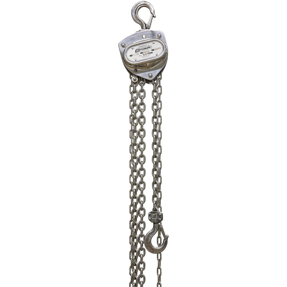 OZ Lifting Products - Manual Hand Chain Hoist: 1000 lb Capacity, 20 ...