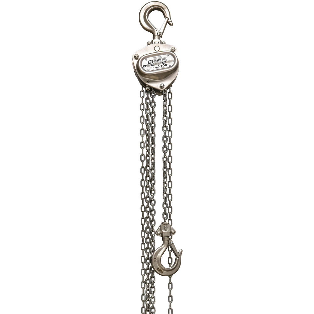 OZ Lifting Products - Manual Hand Chain Hoist: 500 lb Capacity, 20' Max ...