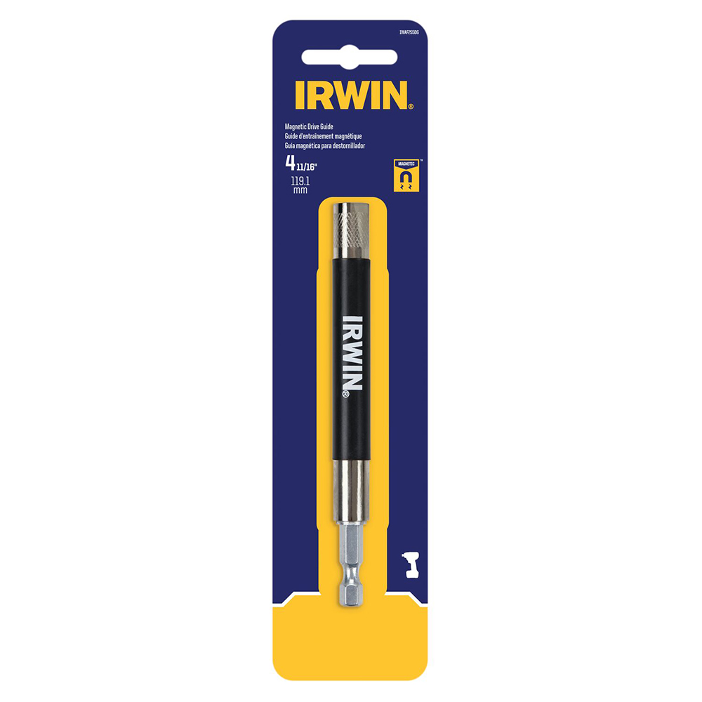 Irwin - Power Screwdriver Bit: Magnetic Drive Guide Bit, 1/4" Hex | MSC ...