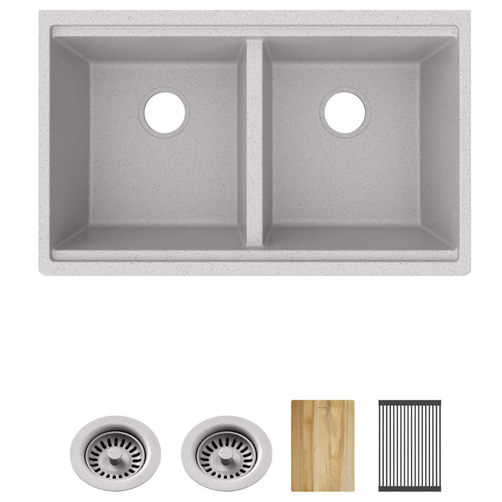 ELKAY® - Sinks: Quartz Workstation Sink Kit, Undermount, 2, Quartz ...