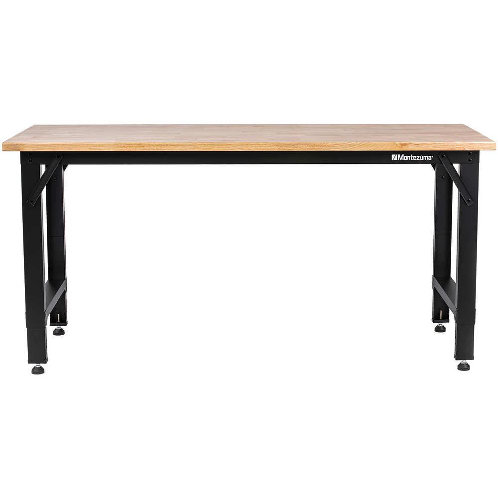 Montezuma - Work Bench: 72" Wide, 24" Deep, 29 to 42" High, Wood Top ...